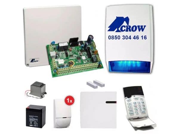 CROW ALARM SİSTEMİ SET 1 PIR KEYPAD SIREN 4/8 - Uygun Güvenlik ...